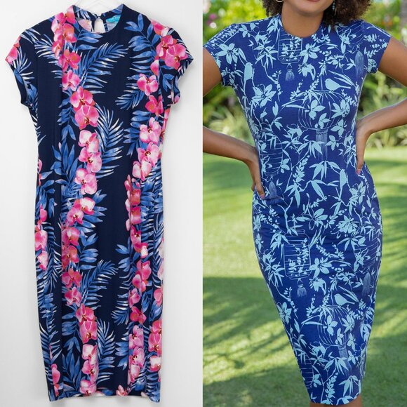 Tori Richard | Dresses | Tori Richard Honolulu Kimora Midi Dress ...